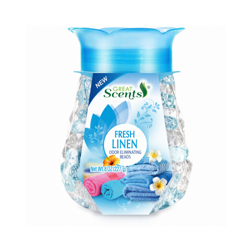 DELTA BRANDS, INC. 11939-12 Odor Absorbing Beads, Fresh Linen Scent, 10-oz.