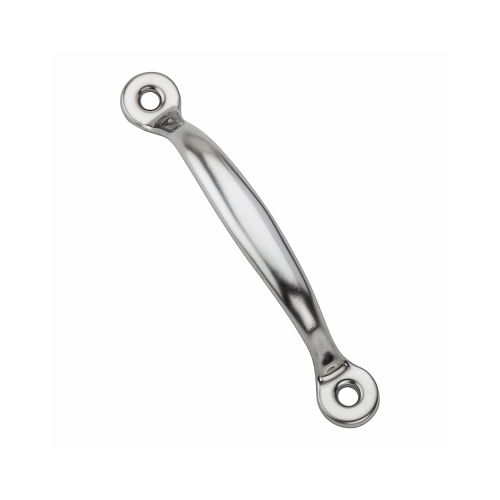 National Hardware N117-727 Door Pull, 4-3/4 in H, Stainless Steel