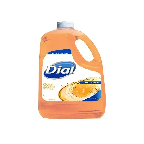 DIAL CORPORATION 10021 Liquid Hand Soap, Anti-Bacterial, Gold, 1-Gallon ...