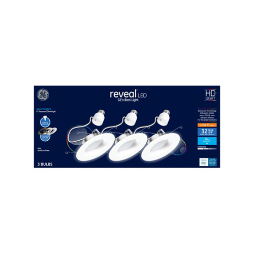 GE Lighting 47826 LED RetroFit Bulb, Warm White, 650 Lumens, 8-Watt ...