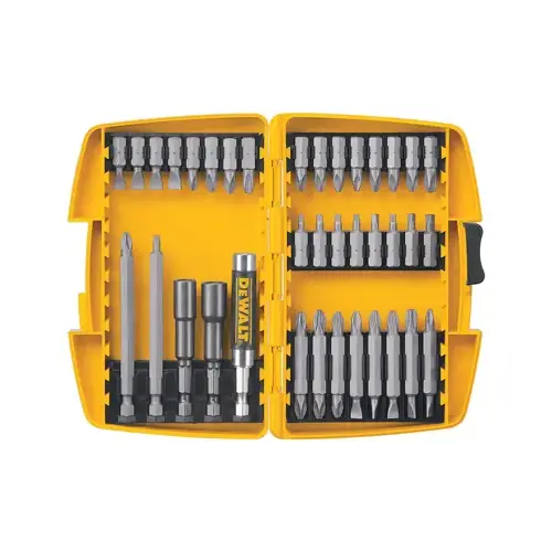 DEWALT DW2163 Tough Case Screwdriving Sets, 37 Piece, Philips, Square ...
