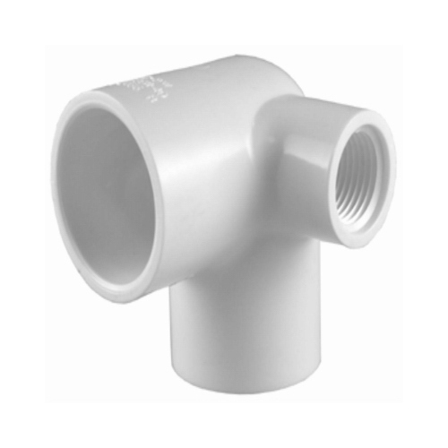 Charlotte Pipe PVC 02520 1000HA Schedule 40 PVC Side Inlet Ell, White ...