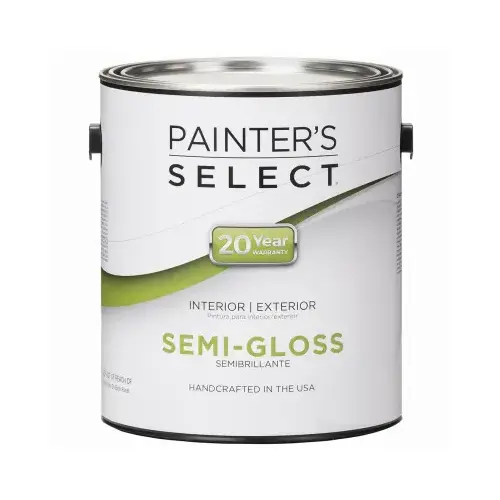 TRUE VALUE MFG COMPANY CPSGP-GL Interior Latex House Paint, Semi-Gloss ...