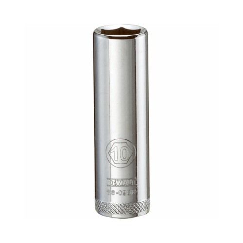 DEWALT DWMT86098OSP Drive Socket, 10 mm Socket, 1/4 in Drive, 6-Point ...