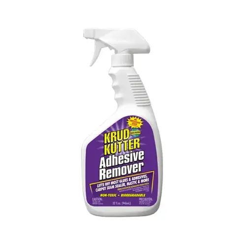 Krud Kutter AR324 Adhesive Remover, Liquid, 32 oz, Trigger Spray Bottle ...