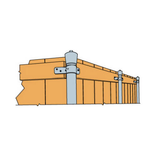 Simpson Strong-Tie PGT2-R Pipe Grip Tie 6.5" H X 1.5" W 12 Ga ...