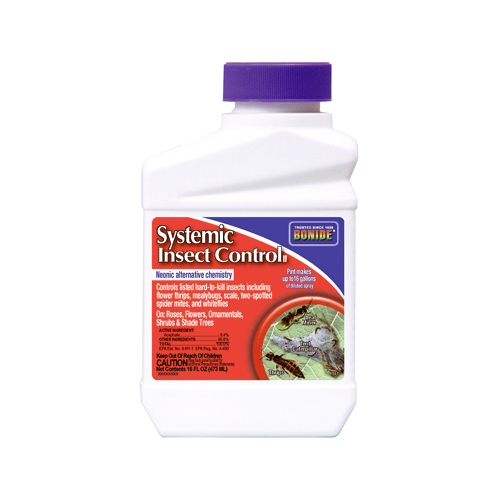 Bonide 941 Systemic Insect Control, Liquid, Spray Application, 1 pt Bottle