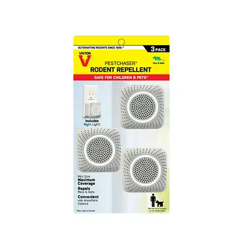 VICTOR M753K PestChaser Rodent Repellent, Plug-In, 1.69 in L, Repels ...
