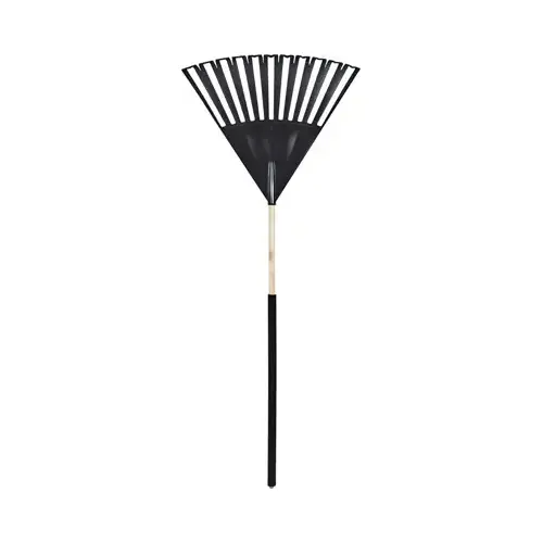 True Temper 2914912-XCP12 CLOG FREE Leaf Rake, Poly Tine, 15-Tine ...