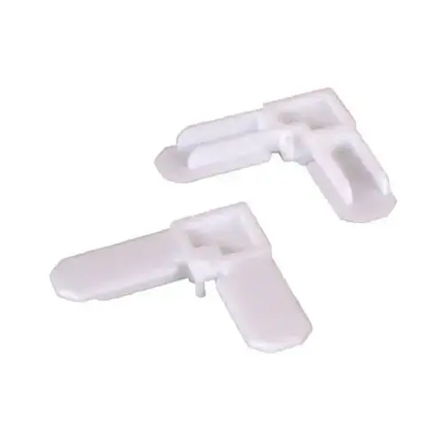 Prime-Line PL14260 Square Cut Screen Frame Corner, Plastic, White, For ...