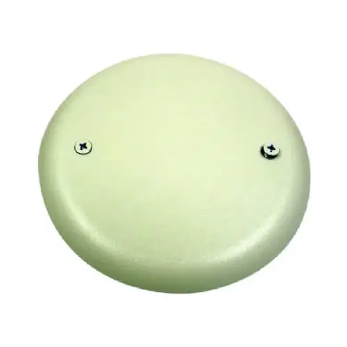 Carlon CPC4WH 4 In. Blank White Round Ceiling Box Cover Buy Now