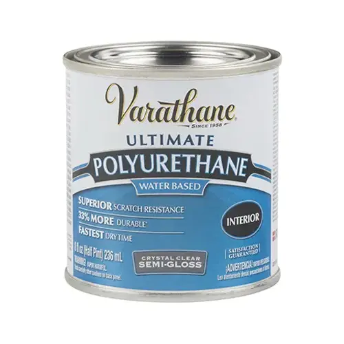 Varathane 200161H Polyurethane Transparent Semi-Gloss Crystal Clear ...
