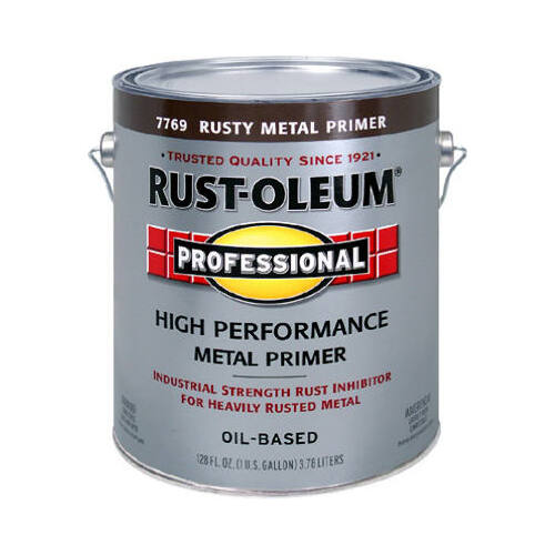 Rust-Oleum 7769-402 PROFESSIONAL Rusty Metal Primer, Flat, Flat Rusty ...