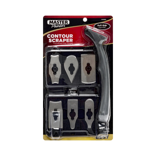 ALLWAY TOOLS INC. CS6 Contour Scraper Set, Stainless Steel Blade