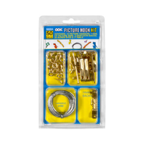 Ook 59204 Conventional Hanger H Kit, 10 to 50 lb, Steel Buy Now