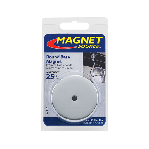 Magnet Source 07217 Round Base Magnet, Ceramic, 0.866 in ID x 2.04 in ...