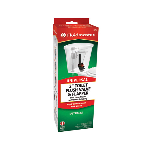 Fluidmaster 507AP7 Toilet Flush Valve Black Plastic For Universal 2" Black