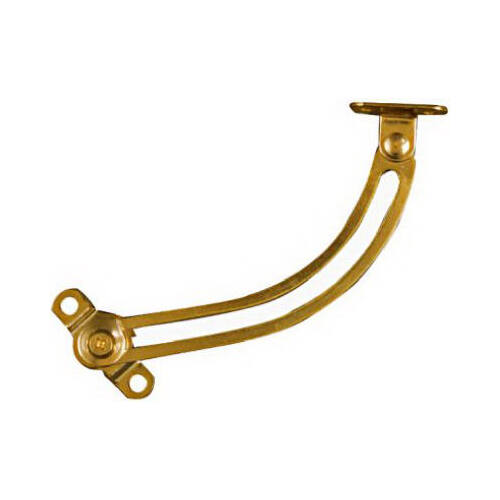 National Hardware N208-645 Friction Lid Support, Steel, Brass, 5 in L