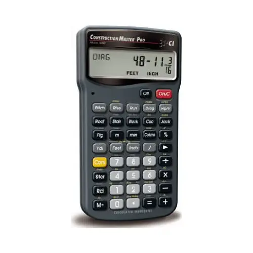 Calculated Industries 4065 Construction Master Pro Series Math ...