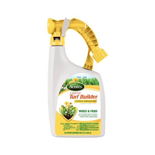 Scotts 5621106 Turf Builder Weed Killer, Liquid, Spray Application, 32 oz