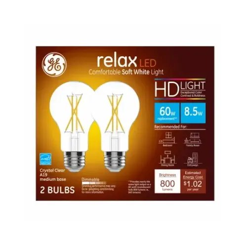 GE Lighting 93129016 LED Bulb, neral-Purpose, A19 Lamp, 60 W Equivalent ...