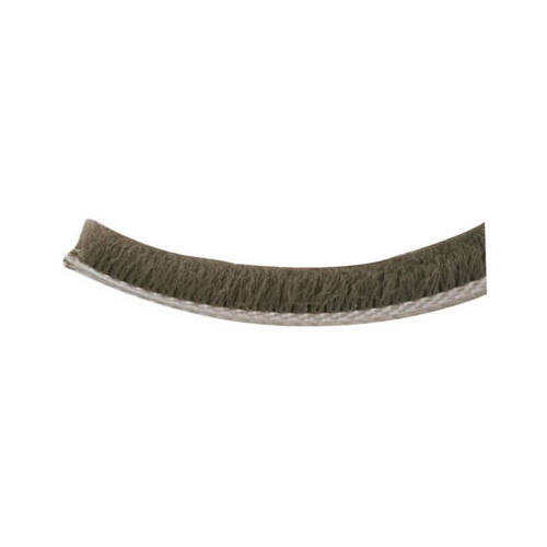 Prime-Line T 8659 Pile Weatherstrip, 1/4 in W, 18 ft L, Synthetic ...