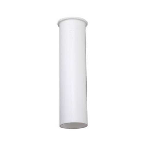 Master Plumber 453-159 Flanged Kitchen Drain Tailpiece, White Plastic ...