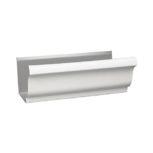 AMERIMAX HOME PRODUCTS 3200700120 K-Style Gutter, White Galvanized ...