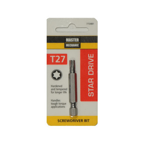 Master Mechanic 773481 Torx 27 Screwdriver Bit, 2-In.