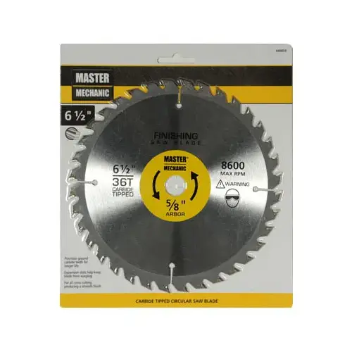 Master Mechanic 440859 Smooth-Cut Combo Circular Saw Blade, 36-Tooth x ...