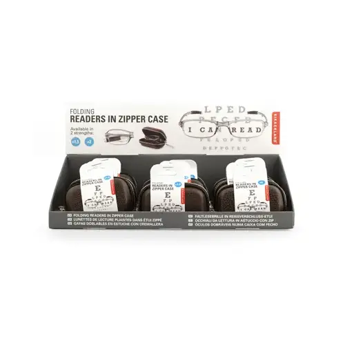 KIKKERLAND DESIGN MG75 Folding Readers, Zipper Case Buy Now