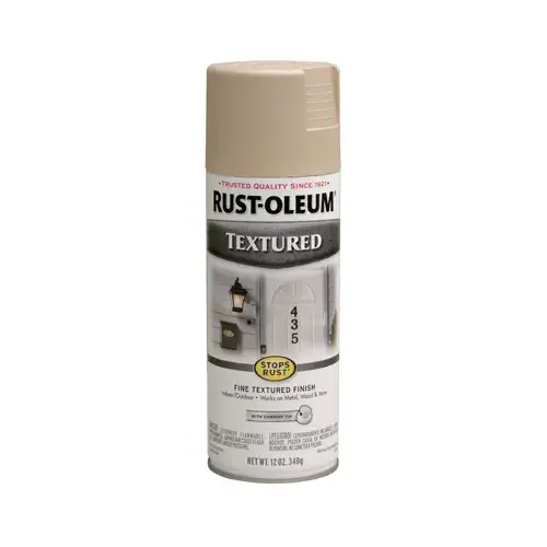 Rust-Oleum 7223-830 STOPS RUST Textured Spray Sandstone, Solvent-Like ...