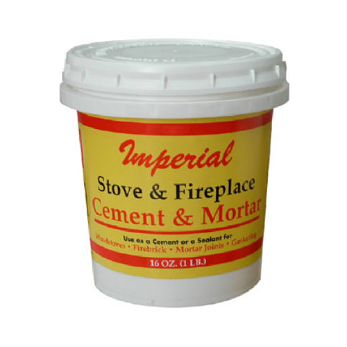 IMPERIAL KK0283-A Stove and Furnace Cement, 16 oz Tub