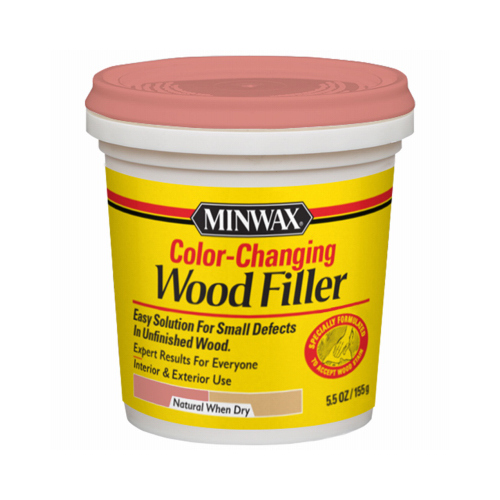 Minwax 448600000 Wood Filler, Liquid, Natural, 5.5 oz