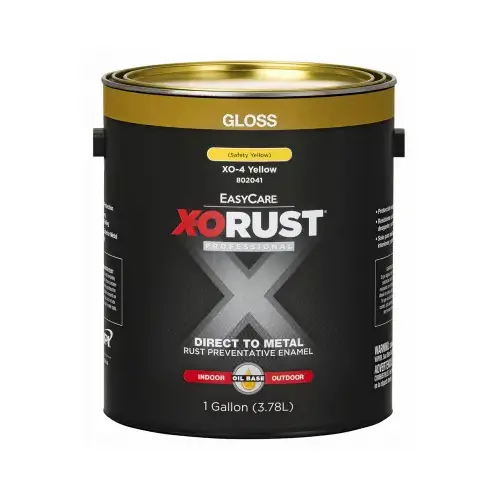 TRUE VALUE MFG COMPANY XO4-GL Rust Preventative Enamel Paint, Safety ...