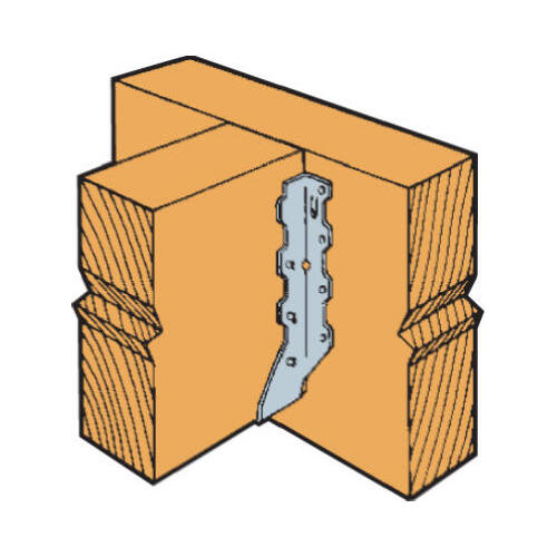 Simpson Strong-Tie LUS410 Double Shear Hanger, Galvanized Steel, 4 x 10-In.