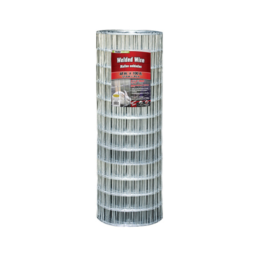 MIDWEST AIR TECH/IMPORT 308322A Galvanized Welded Wire Fence, 4 x 2-In ...