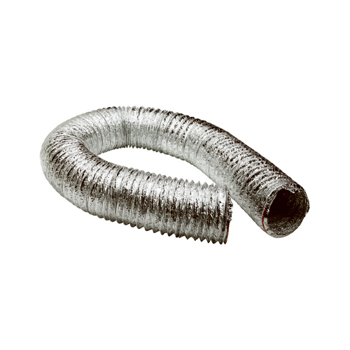 LAMBRO INDUSTRIES 498PL Laminated Transition Duct, 4 in, 8 ft L, Aluminum