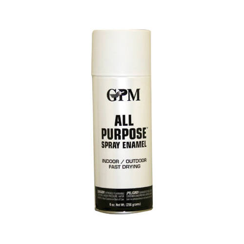 TRUE VALUE MFG COMPANY AGP3-AER Spray Paint, Flat White, 9-oz.