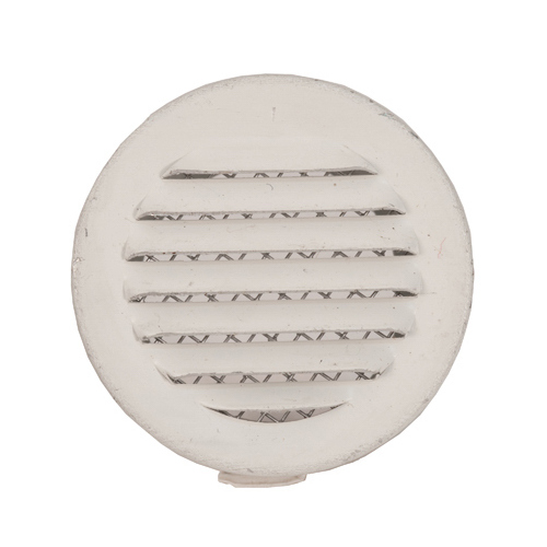 LOMANCO CV1BW Circle Vent, White, 1-In pack of 6