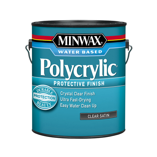 MINWAX COMPANY, THE 13333 Polycrylic Protective Finish, Satin Clear, 1 ...