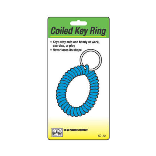 HY-KO PROD CO KC152 Key Ring With Wrist Coil & Split Ring