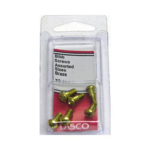 LARSEN SUPPLY CO., INC. XS-601 6CT BRS Bibb Screw