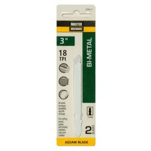 Disston 279117 Bi-Metal Jigsaw Blade, 3 In., 18-TPI - pair Disston 279117 Bi-Metal Jigsaw Blade, 3 In., 18-TPI - pair