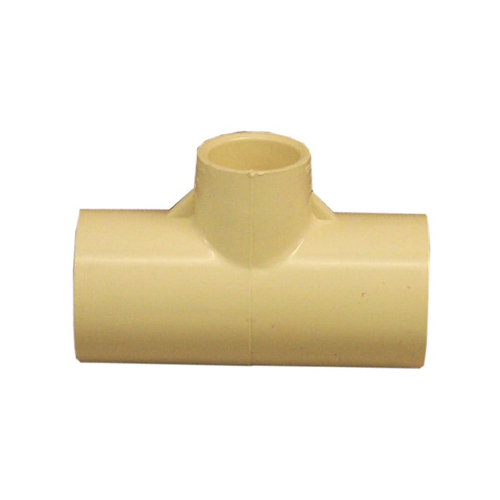NIBCO T00180D Pipe Fitting, CPVC Tee, 3/4 x 3/4 x 1/2-In.