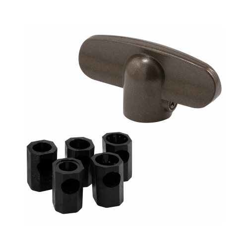 Prime-Line H 3893 Tee Handle, Zinc, Painted - pack of 2