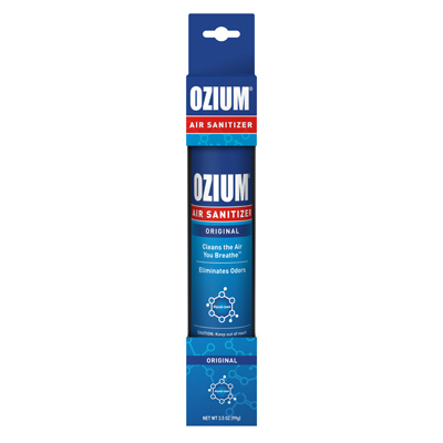 Ozium OZM-22 Air Freshener, 3.5 oz Aerosol Can, New Car