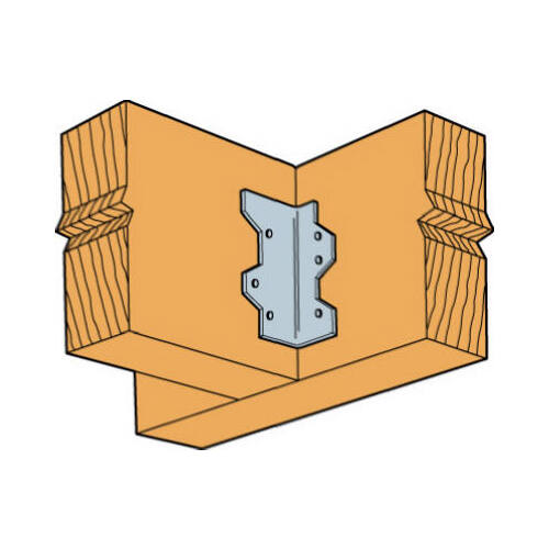 Simpson Strong-Tie L50 L-Angle Connector, 16-Ga. Steel, 5-In.