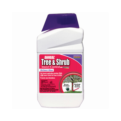 Bonide 609 Tree and Shrub Spray, Liquid, Spray Application, 1 qt Bottle