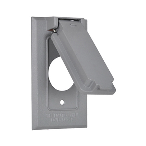 HUBBELL ELECTRICAL PRODUCTS 1C-SVX Weatherproof Single-Receptacle Flip ...